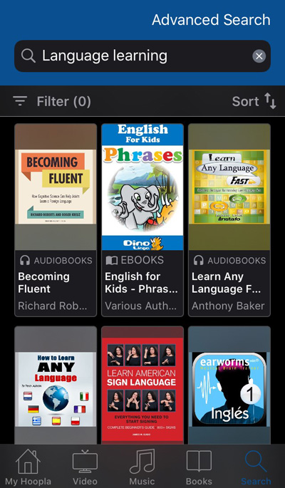 Learn a New Language with Hoopla! | Handley Regional Library System