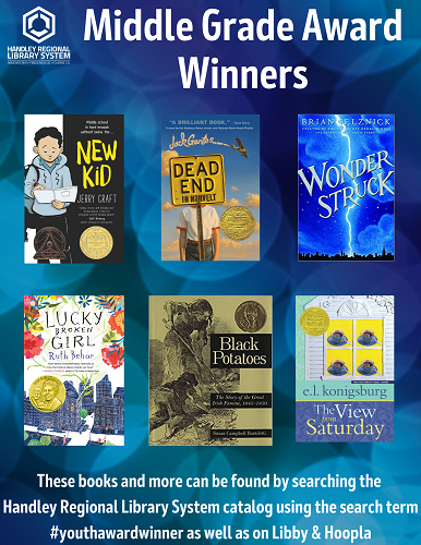 Middle Grade Book Spotlight--Award Winners!!! | Handley Regional ...