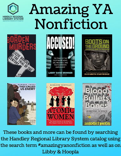 Teen Book Spotlight--Amazing YA Nonfiction (pt. 2)!!! | Handley ...