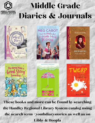 Middle Grade Book Spotlight--Diaries & Journals!!! | Handley Regional ...