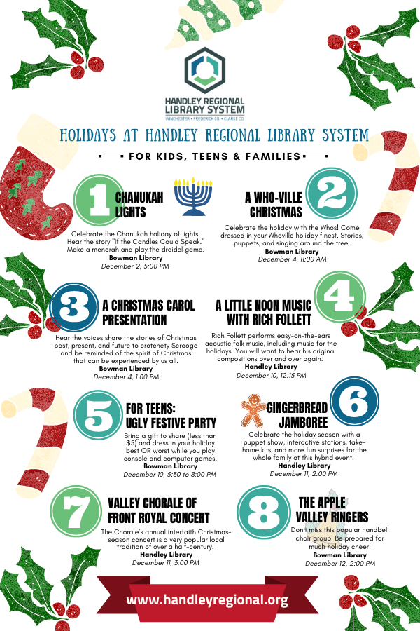 Don't Miss These Jolly Holiday Events! | Handley Regional Library System