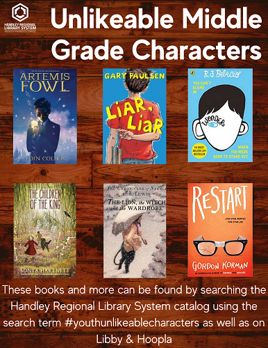 Middle Grade Book Spotlight--Unlikeable Characters!!! | Handley ...