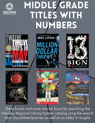 Middle Grade Book Spotlight--Titles with Numbers!!! | Handley Regional ...