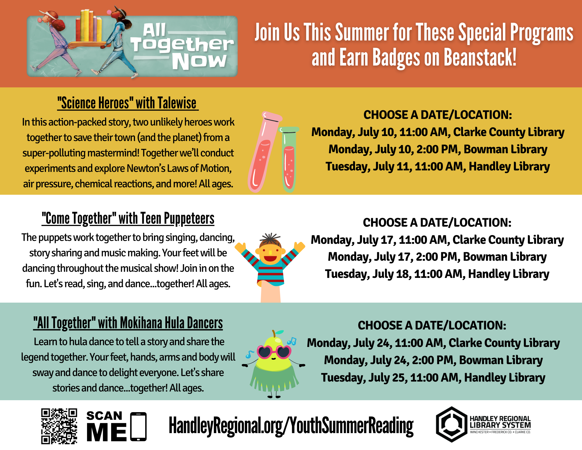 Don't miss these special events at all 3 branches! | Handley Regional ...