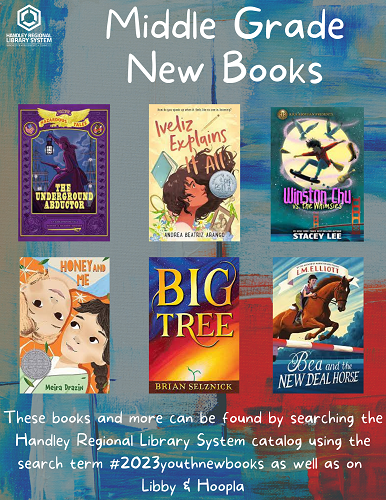 Middle Grade Book Spotlight--New Books pt. 10!!! | Handley Regional ...