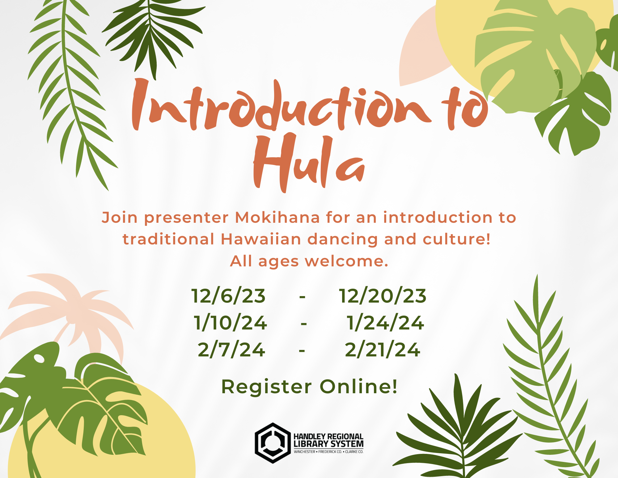 Introduction to Hula | Handley Regional Library System