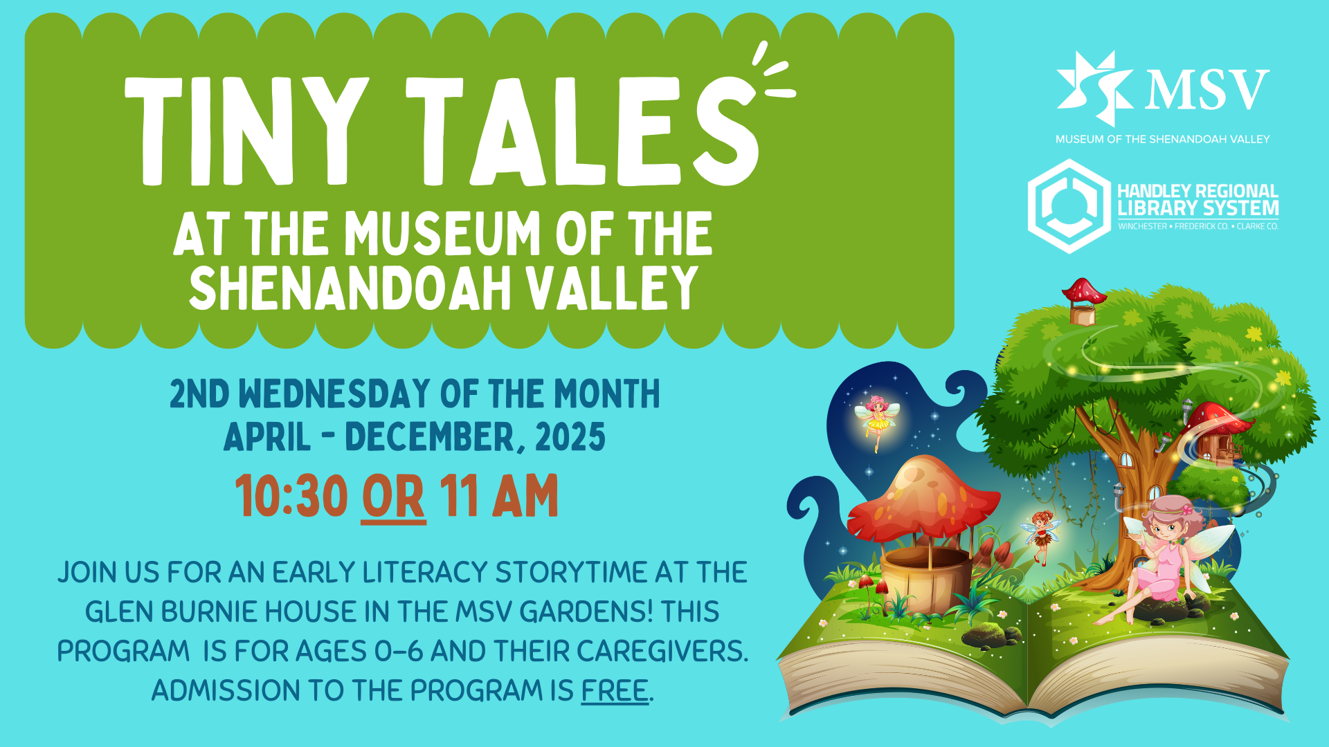 Upcoming Events | Handley Regional Library System