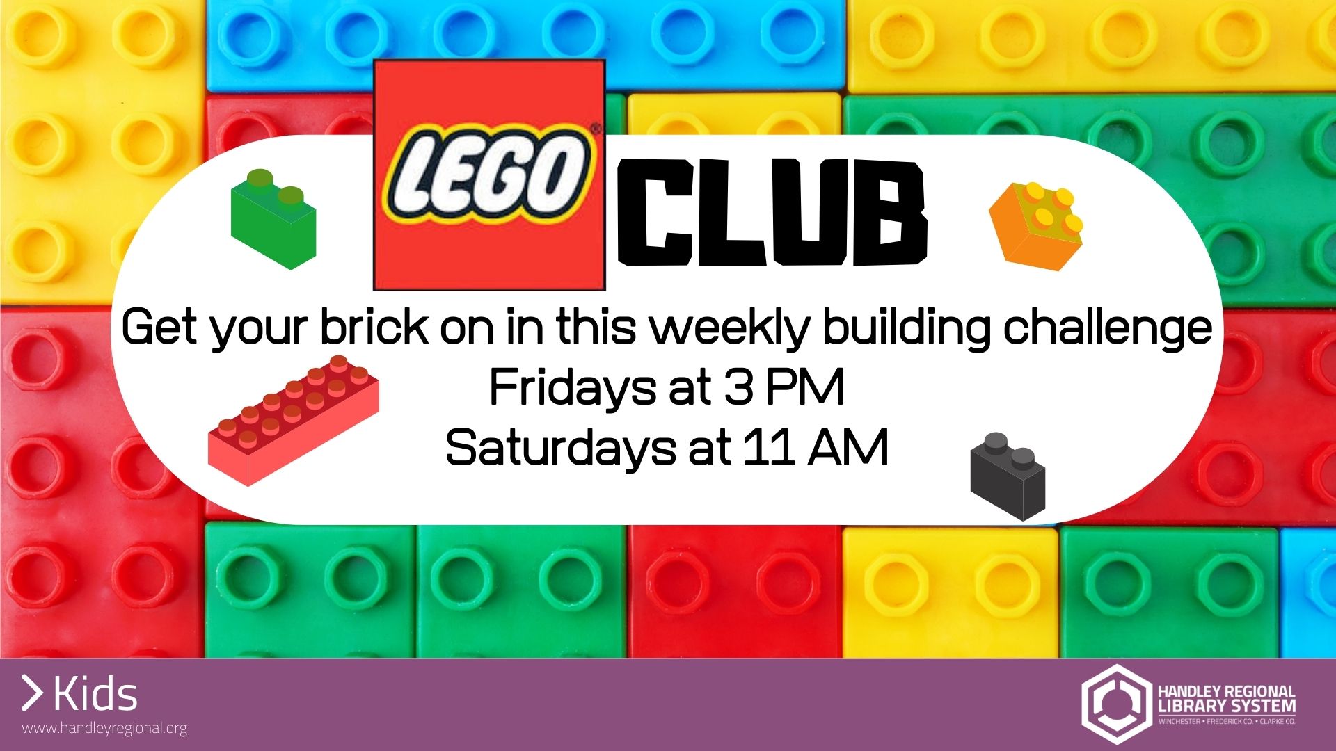LEGO Club | Handley Regional Library System