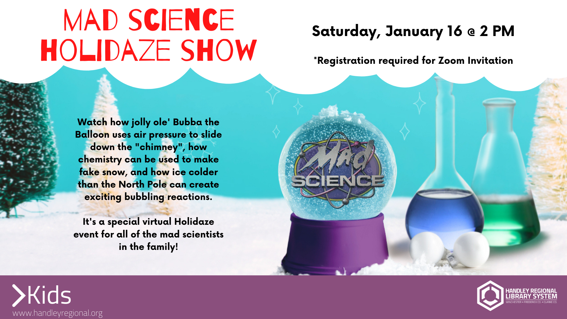 Virtual Mad Science Holidaze Show | Handley Regional Library System
