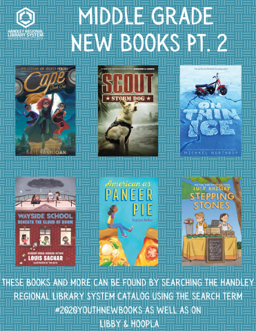Middle Grade Book Spotlight--New Books (pt. 2)!!! | Handley Regional ...
