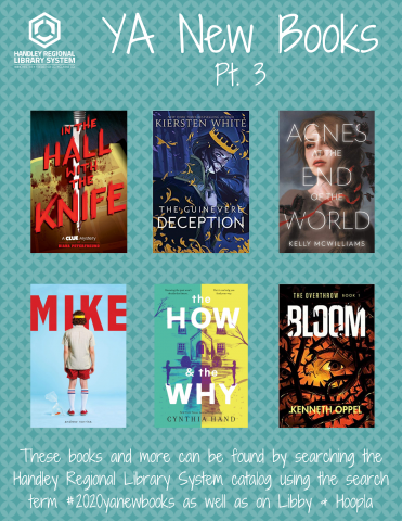 Teen Book Spotlight--New YA Books (pt. 3)!!! | Handley Regional Library ...