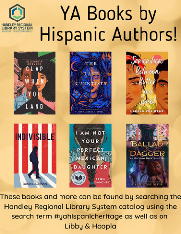Teen Book Spotlight--Hispanic Heritage Month Pt. 3!!! | Handley ...